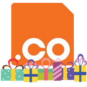 Coupon codes for CO domain on CO's 8th birthday promos, from $0.99/yr